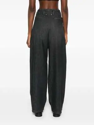 GOLDEN GOOSE Marghera Wide Leg Jeans - Black