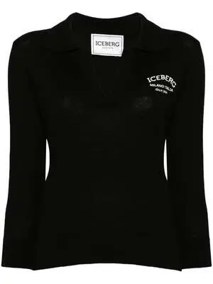 Iceberg Virgin Wool Polo Top