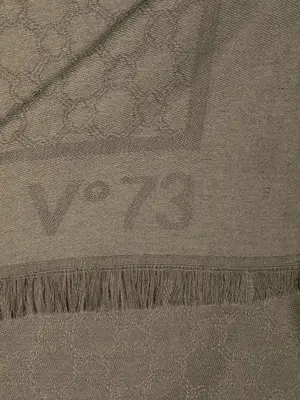 V°73 Logo-pattern Scarf