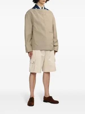 Jacquemus Belted Cargo Shorts - Neutrals