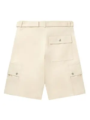 Jacquemus Belted Cargo Shorts - Neutrals