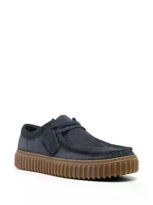 Clarks Torhill Lo Derby Shoes - Blue