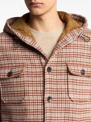 Etro Tartan-check Hooded Shirt Jacket