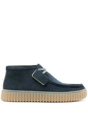Clarks Torhill Hi Ankle Boots - Blue