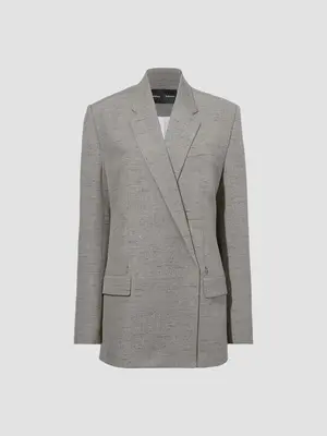 Proenza Schouler Hadley Oversized Blazer - Bronze Multi