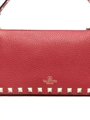 Valentino Garavani Small Rockstud Tote Bag - Red