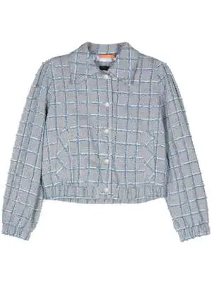 BOSS Check-pattern Tweed Jacket
