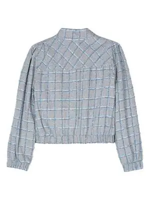 BOSS Check-pattern Tweed Jacket