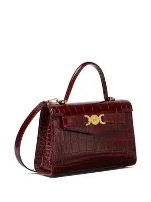 Versace Medusa '95 Croc-effect Tote - Brown