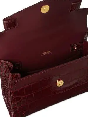 Versace Medusa '95 Croc-effect Tote - Brown