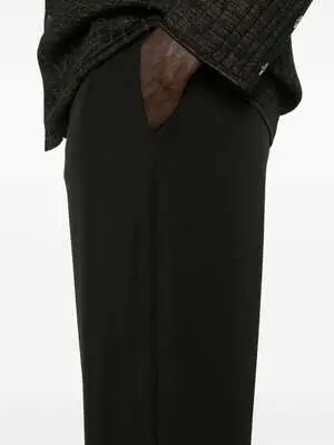 FERRAGAMO Straight-leg Trousers - Black