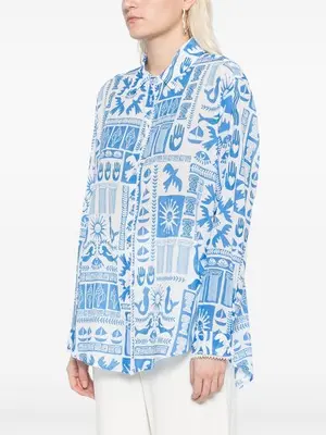 Johnny Was Acantha Printed Shirt