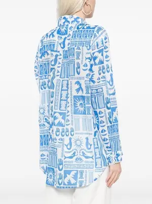 Johnny Was Acantha Printed Shirt