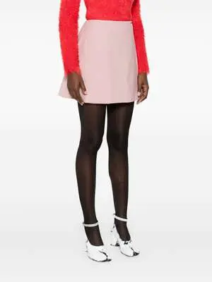 Marni Embroidered-logo Mini Skirt