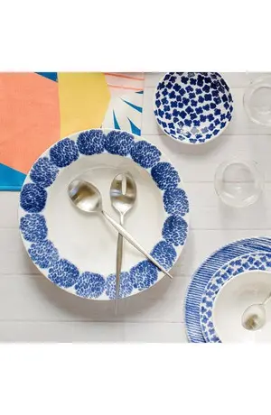 VIETRI Santorini Rimmed Serving Bowl