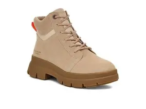KOOLABURRA BY UGG Jozie Lace-up Suede Combat Boots - Bone