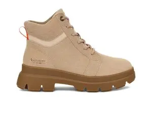 KOOLABURRA BY UGG Jozie Lace-up Suede Combat Boots - Bone