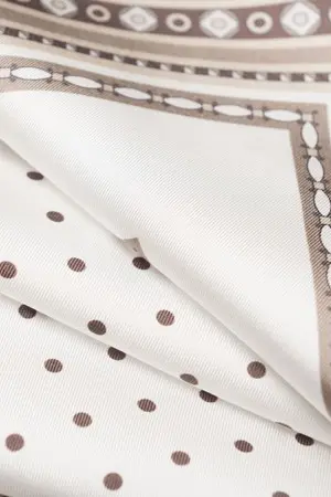 ELIZABETTA Poissilk Pocket Square For
