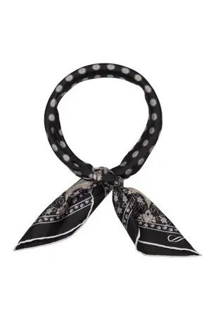 ELIZABETTA Filippohand Rolled Silk Neckerchief For