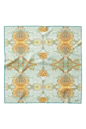 ELIZABETTA St. James - Hand Rolled Silk Neckerchief For Men Aqua