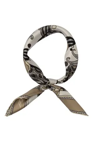 ELIZABETTA Lombardihand Rolled Silk Neckerchief For
