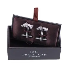 Trafalgar Off To The Races Horse Head Novelty Cufflinks