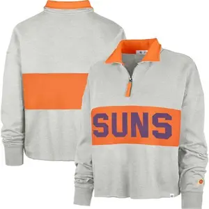 '47 Phoenix Suns Breakthrough Remi Quarter-zip Jacket - Heather Gray