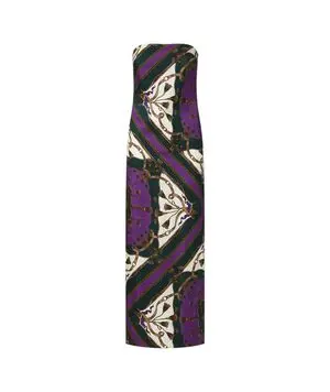 Veronica Beard Veronica Beard Flora Silk Maxi Dress - Pine Multi