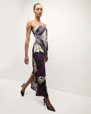 Veronica Beard Flora Silk Maxi Dress