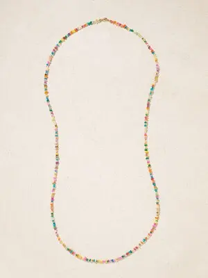 Jia Jia Mini 14-karat Gold Opal Necklace - Multi