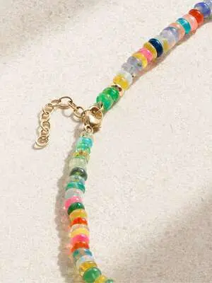 Jia Jia Gold -stone Beaded Anklet