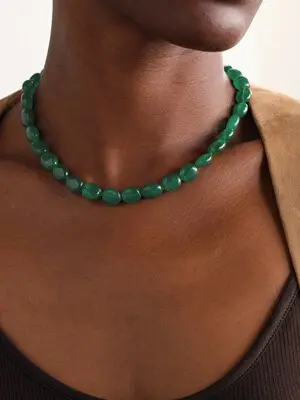 Jia Jia Arizona Emerald Quartz Necklace - Green