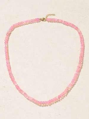 Jia Jia 14-karat Gold Opal Chain Necklace