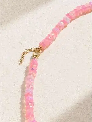 Jia Jia 14-karat Gold Opal Chain Necklace