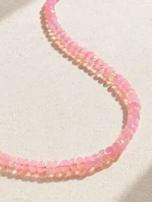 Jia Jia 14-karat Gold Opal Chain Necklace