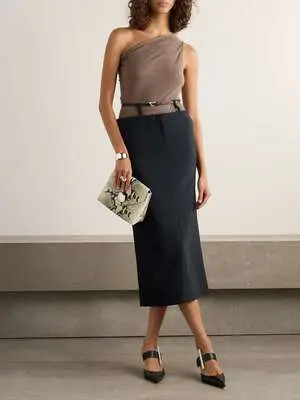 Rick Owens Athena One-shoulder Top - Brown