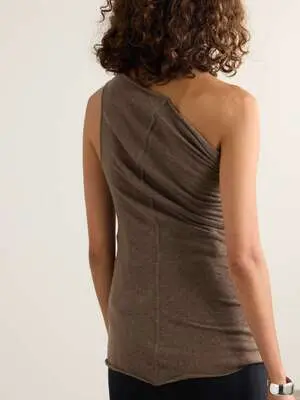 Rick Owens Athena One-shoulder Top - Brown