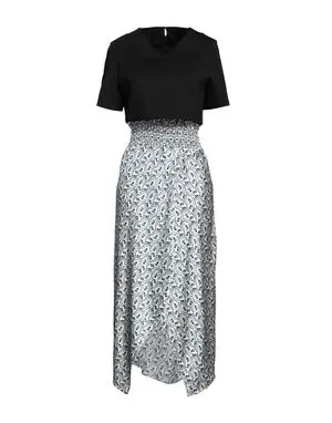 Maje Midi Dress With Floral Print