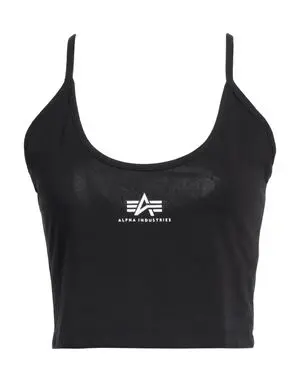 Alpha Industries Cropped Sleeveless Jersey Top