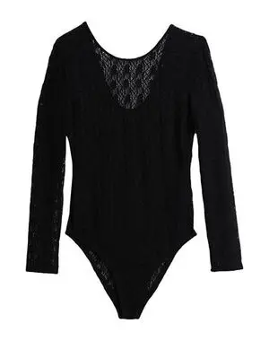 Maje Bodysuit With Lace