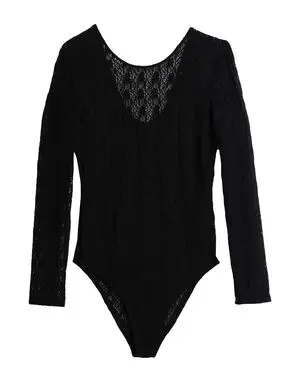 Maje Bodysuit With Lace