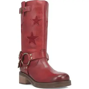 DINGO List Moto Boots - Wine