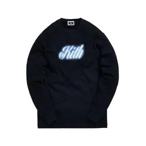 Kith Rgb Long Sleeve Tee Shirt - Black