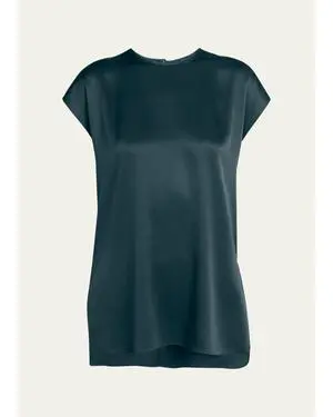 Giorgio Armani Short Sleeve Blouse - Forest