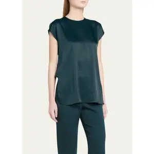 Giorgio Armani Short Sleeve Blouse - Forest