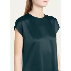 Giorgio Armani Short Sleeve Blouse - Forest