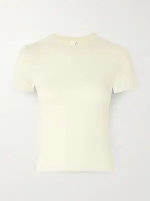 SKIMS Stretch-cotton Jersey T-shirt