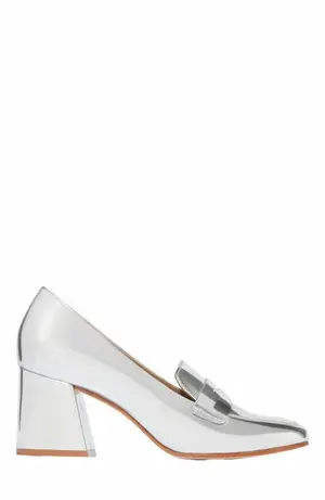 Bernardo Nessa Block Heel Loafer Pumps