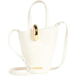 Jacquemus Jacquemus Le Petit Bambola Leather Bucket Bag Light Ivory 115