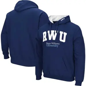 COLOSSEUM Rwu Hawks Arch & Logo 3.0 Pullover Hoodie - Navy